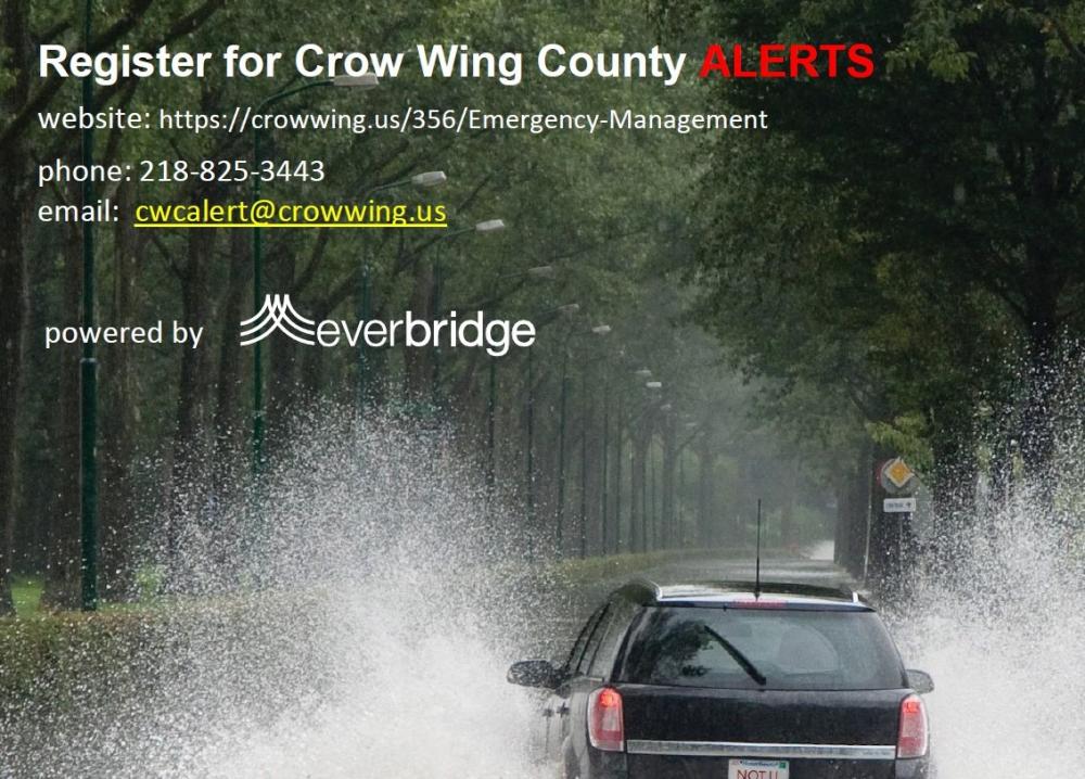Register for Crow Wing County Alerts | Crosslake Minnesota